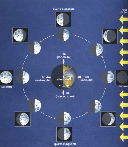 Conheça e estude as diferentes fase da lua - Educação Online