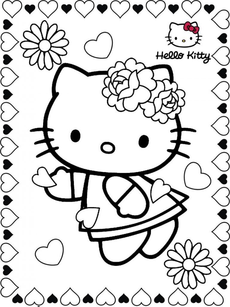 Imagens da Hello Kitty para imprimir colorir - Educação Online