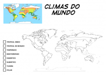 Imagens do mapa mundo para imprimir e colorir - Educação Online