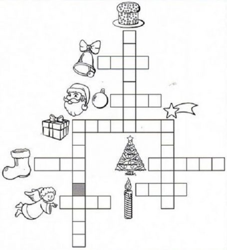 Palavras cruzadas para divertir as crianças no Natal - Educação Online