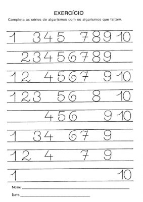 Actividades de Matemática para pré escolar - Educação Online