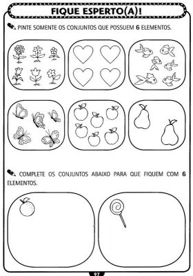 Actividades de Matemática para pré escolar - Educação Online