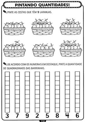 Actividades de Matemática para pré escolar - Educação Online